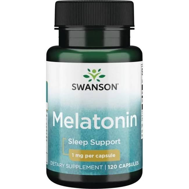 SWANSON Melatoninas 1 mg (120 kapsulių). – Herbora