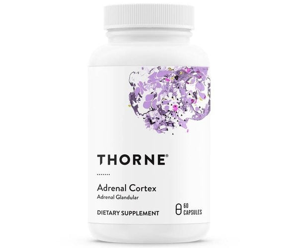 THORNE RESEARCH Adrenal Cortex - antinksčių žievė (60 kapsulių). – Herbora