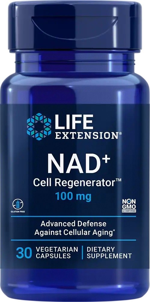 LIFE EXTENSION NAD+ Cell Regenerator 100 mg (30 kapsulių) – Herbora