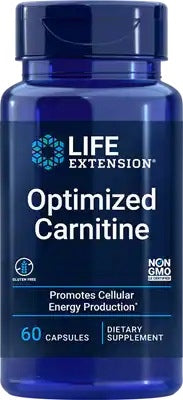 LIFE EXTENSION Optimizuotas karnitinas (60 kapsulių) – Herbora
